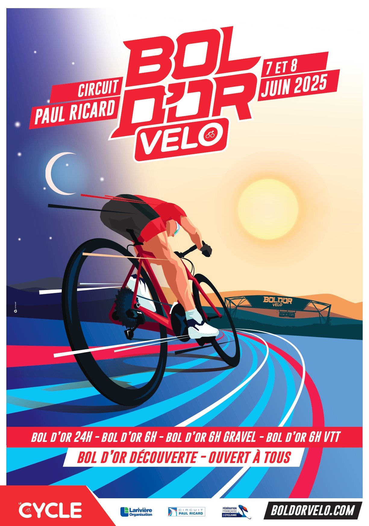 BOL D'OR VÉLO - 7 & 8 JUIN 2025 - Circuit Paul Ricard